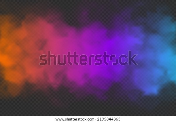 Vector Transparent Color Smoke Effect Easy Stock Vector (Royalty Free ...