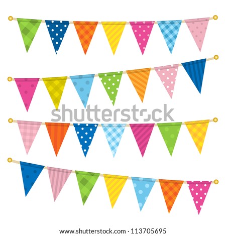 Bunting Border Clipart | Free download on ClipArtMag