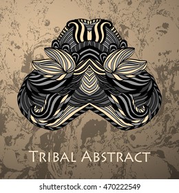 Vector Tribal Abstract Element Design Decor Stock Vector (Royalty Free ...
