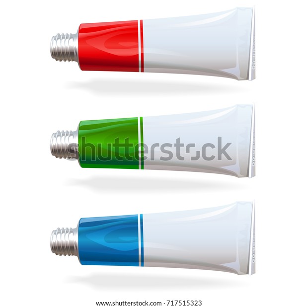 Vector Tube Isolated On White Background Stock Vector (Royalty Free ...