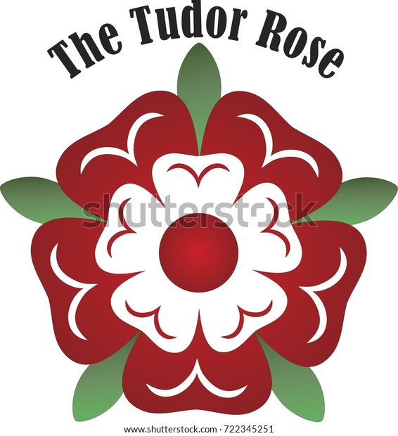 Vector Tudor Dynasty Rose England Country Stock Vector (Royalty Free ...