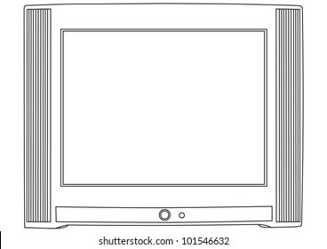 8,258 Retro tv outline Images, Stock Photos & Vectors | Shutterstock