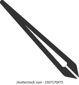 Vector Tweezers Flat Icon Vector Pictogram Stock Vector (Royalty Free ...