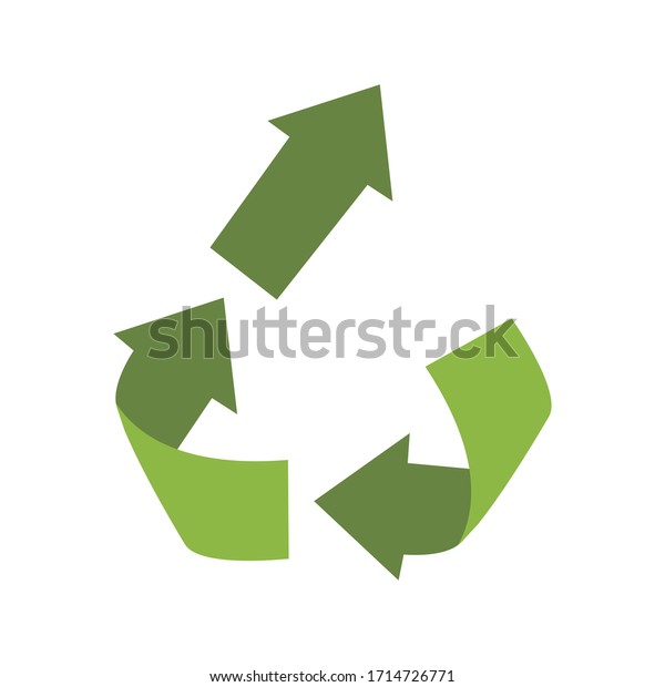 Vector Upcycling Sign Isolated On White Stock Vector (Royalty Free ...