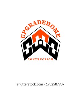 Vector Upgrade Home Modern Logo Design Stock Vector (Royalty Free ...