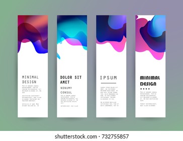 Vector Vertical Banner Design Stock Vector (Royalty Free) 732755857 ...