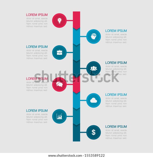 Vector vertical infographic diagram, template for business ...