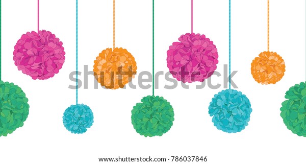 Vector Vibrant Colorful Birthday Party Paper Stock Vector (Royalty Free ...