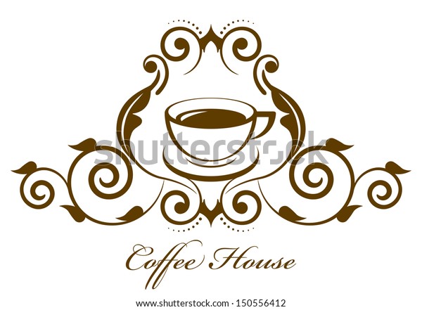 Vector Vintage Coffee Icon Stock Vector (Royalty Free) 150556412 ...