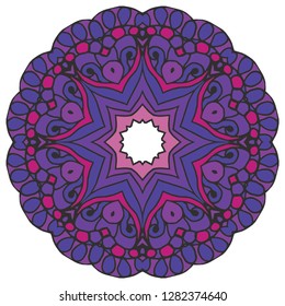 Vector Vintage Mandala Stock Vector (Royalty Free) 1282374640 ...