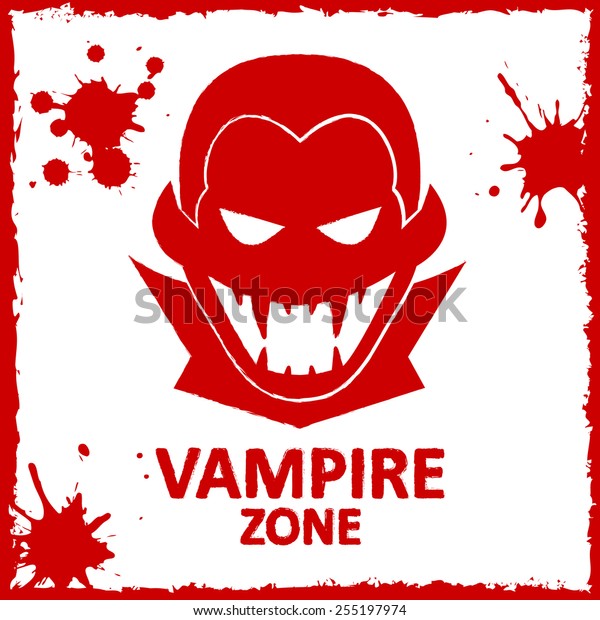 Vector Wall Graffiti About Vampire Red Stock Vector (Royalty Free ...