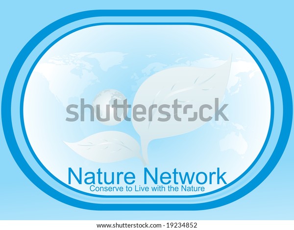 Vector Wallpaper Ecology Frame Series Design Stock Vector (Royalty Free ...