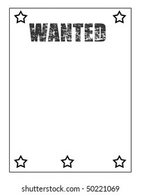 712 Wanted Poster Border Images, Stock Photos & Vectors | Shutterstock