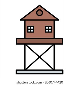 94 Fire lookout tower Stock Illustrations, Images & Vectors | Shutterstock