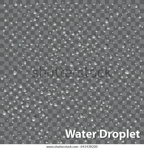 Vector Water Droplet Overlay Eps10 Vector Stock Vector (Royalty Free ...