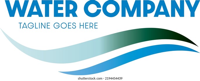 Vector Water Logo Wave Curves Icon Stock Vector (Royalty Free ...