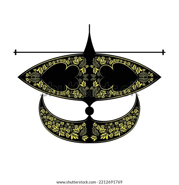 Vector Wau Bulan Malaysia Stock Vector (Royalty Free) 2212691769 ...