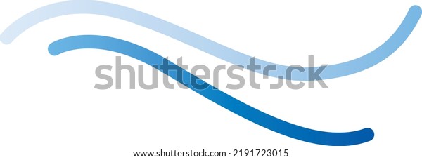 Vector Wave Water Curves Logo Icon Stock Vector (Royalty Free ...