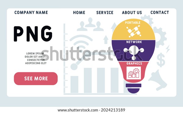 Vector Website Design Template Png Portable Stock Vector (Royalty Free ...