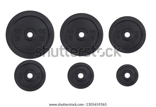 Vector Weight Plates Gym Equipment 25 Stock Vector (Royalty Free ...
