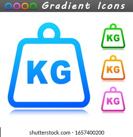 Vector Weight Symbol Icon Design Stock Vector (Royalty Free) 1657400200 ...