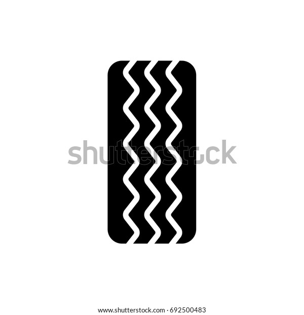 Vector Wheel Tire Icon Treads 库存矢量图（免版税）692500483 | Shutterstock
