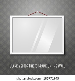 Vector White Horizontal Photo Picture Frame Stock Vector (Royalty Free ...