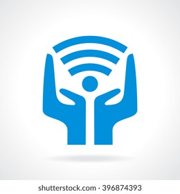 Vector Wifi Connection Symbol Stock Vector (Royalty Free) 396874393 ...
