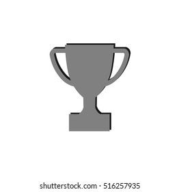 Vector Winner Cup Icon Shadow Stock Vector (Royalty Free) 516257935 ...