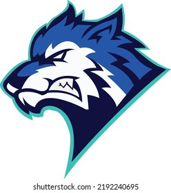 Vector Wolf Sport Logo Wolf Head Stock Vector (Royalty Free) 2192240695 ...