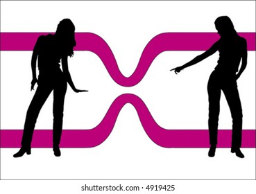 Vector Woman Background Stock Vector (Royalty Free) 4919425 | Shutterstock