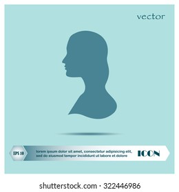 Vector Woman Profiles Stock Vector (Royalty Free) 319920749