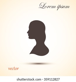 Vector Woman Profiles Stock Vector (Royalty Free) 354648746