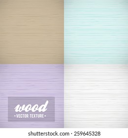 Vektor Stok Vector Wood Texture Four Colors (Tanpa Royalti) 259645328 ...