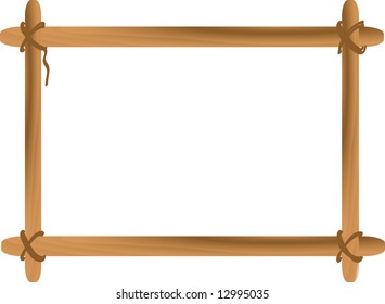 Vector Wooden Frame Dark Shade Stock Vector (Royalty Free) 12995035 ...