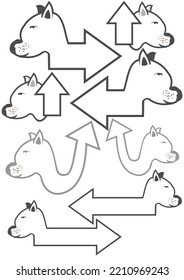 6,104 Dog Arrow Images, Stock Photos & Vectors | Shutterstock