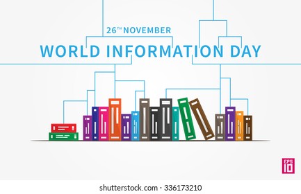 Vector World Information Day Illustration Design Stock Vector (Royalty ...