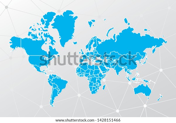 Vector World Map Infographic Symbol On Stock Vector (Royalty Free ...