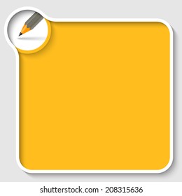 Yellow Text Frame Envelope: เวกเตอร์สต็อก (ปลอดค่าลิขสิทธิ์) 158455142 ...