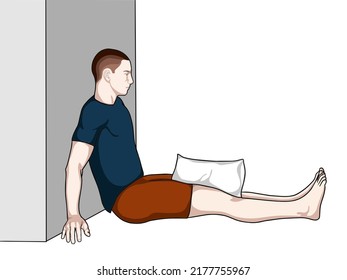 Vectoral Exercise Illustration Hip Pain Hip Stock Vector (Royalty Free ...