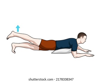Vectoral Exercise Illustration Hip Pain Hip Stock Vector (Royalty Free ...