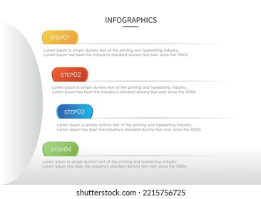 Vectorinfo Graphic Flow Chart Template Icons Stock Vector (Royalty Free ...