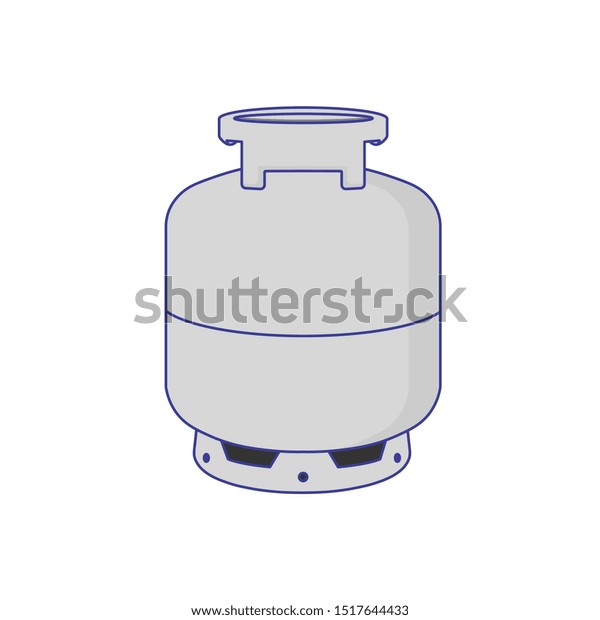 Vectorized Illustration Propane Canister Stock Vector (Royalty Free ...