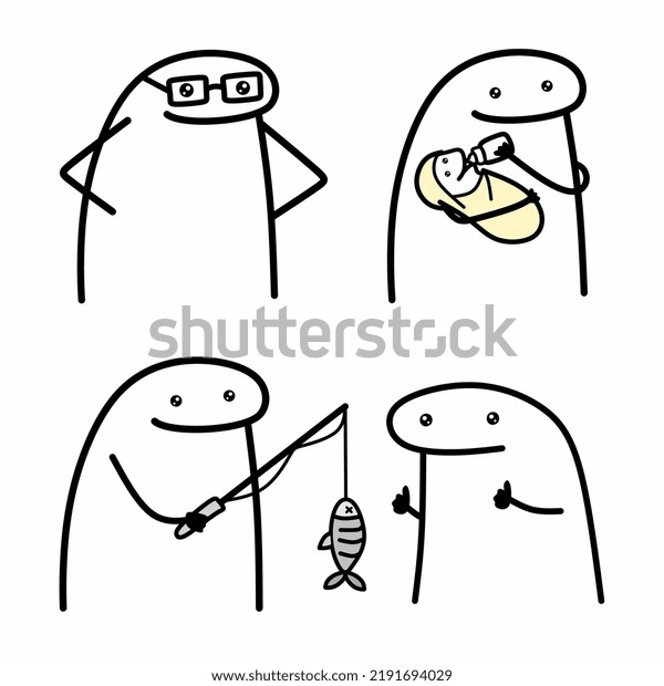 Vectorized Image Internet Meme Flork On: เวกเตอร์สต็อก (ปลอดค่า ...