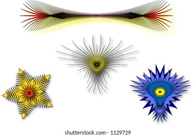 Vectors Spikey Symbols Stock Vector (Royalty Free) 1129729 | Shutterstock