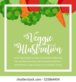 Vegetables Poster Design Template Stock Vector (Royalty Free) 525864454 ...
