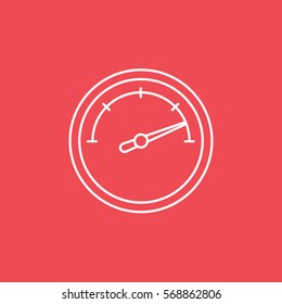 Car Dashboard Speedometer Tachometer Red Line: เวกเตอร์สต็อก (ปลอดค่า ...