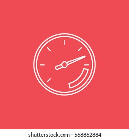Car Dashboard Speedometer Tachometer Red Line: เวกเตอร์สต็อก (ปลอดค่า ...