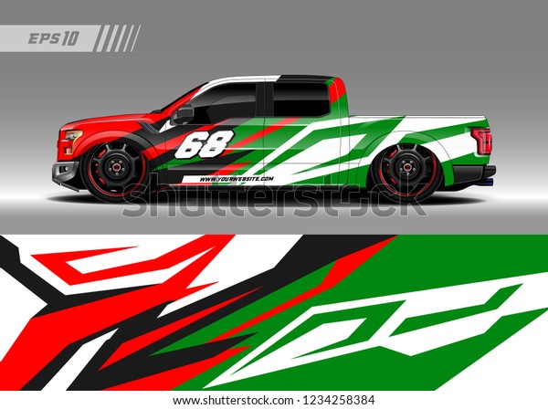 Vehicle Graphic Livery Design Vector Abstract Stock Vector (Royalty ...
