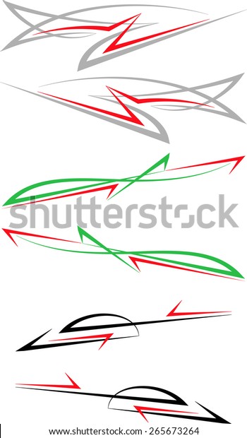 Vehicle Graphics Stripe Vinyl Ready Vector Stock Vector (Royalty Free ...